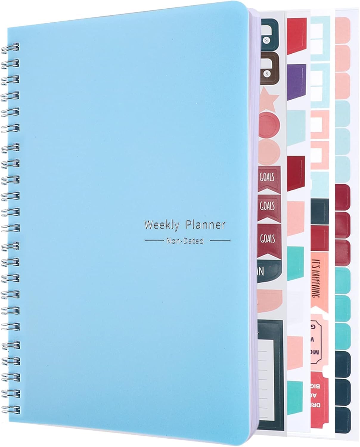 Undated Weekly Planner With Habit Tracker, 52 Weeks To Do List Noteboo ...