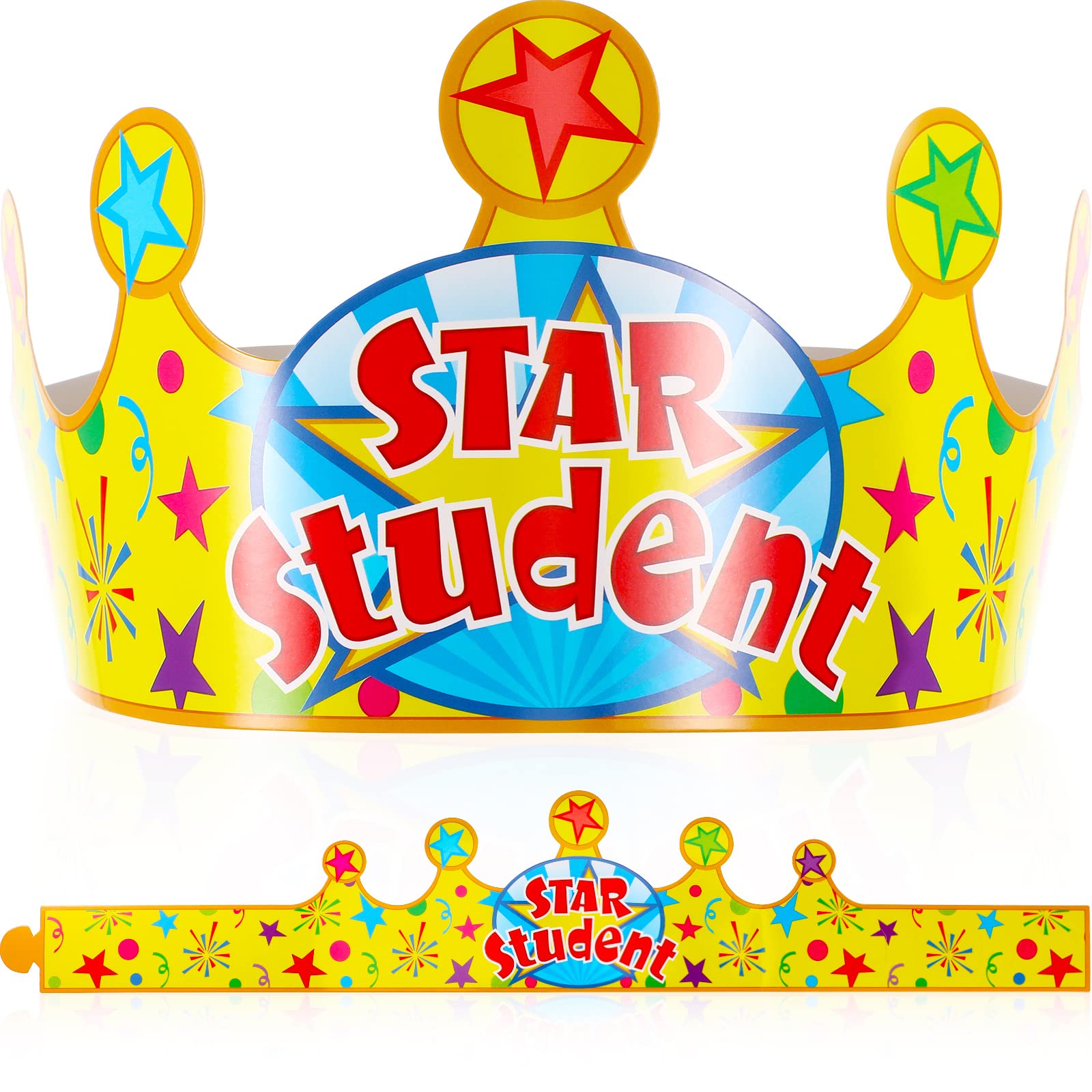 Star Student Crowns Star Of The Week Crowns Classroom Rewards For Kind ...