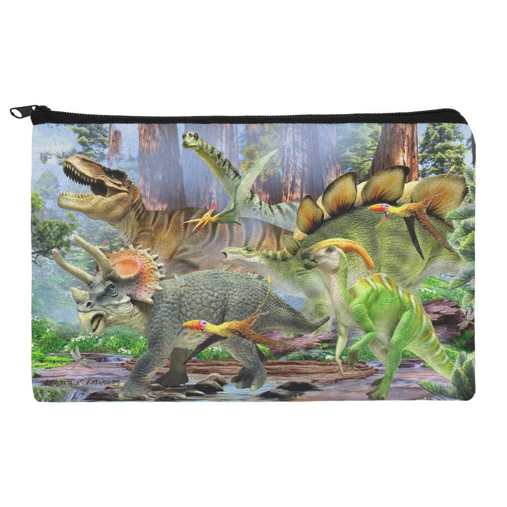 Triceratops T-Rex Stegosaurus Jurassic Dinosaurs Pencil Pen Organizer ...