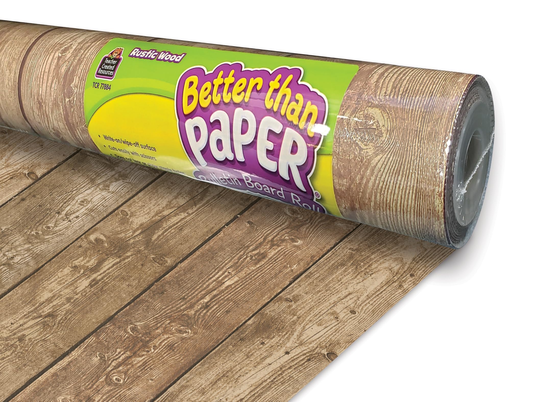 Teacher Created Resources Rustic Wood Better Than Paper Bulletin Board ...