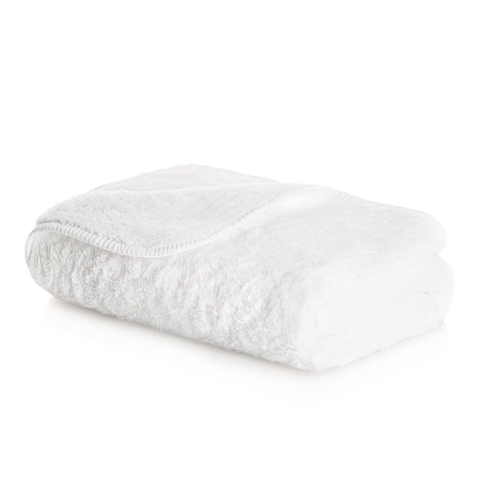 Graccioza Long Double Loop Towels Hand Towel (18'' X 30'', White), 100 ...