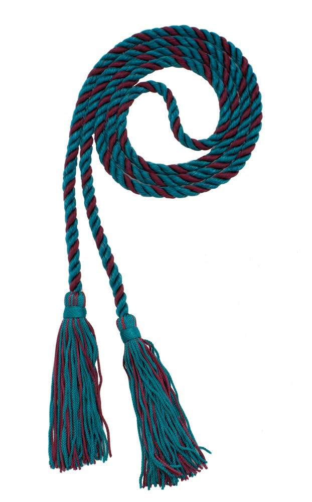 Tassel Depot Graduation Honor Cord - Teal/Maroon - Every School Color ...