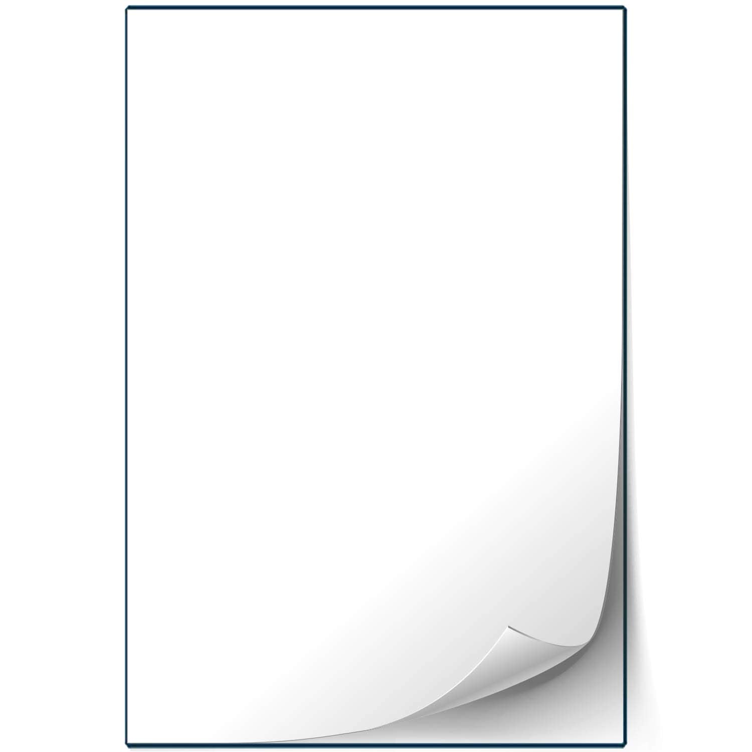 Shop4Mailers 8.5 X 11 White Full Sheet Permanent Self Adhesive Shippin ...