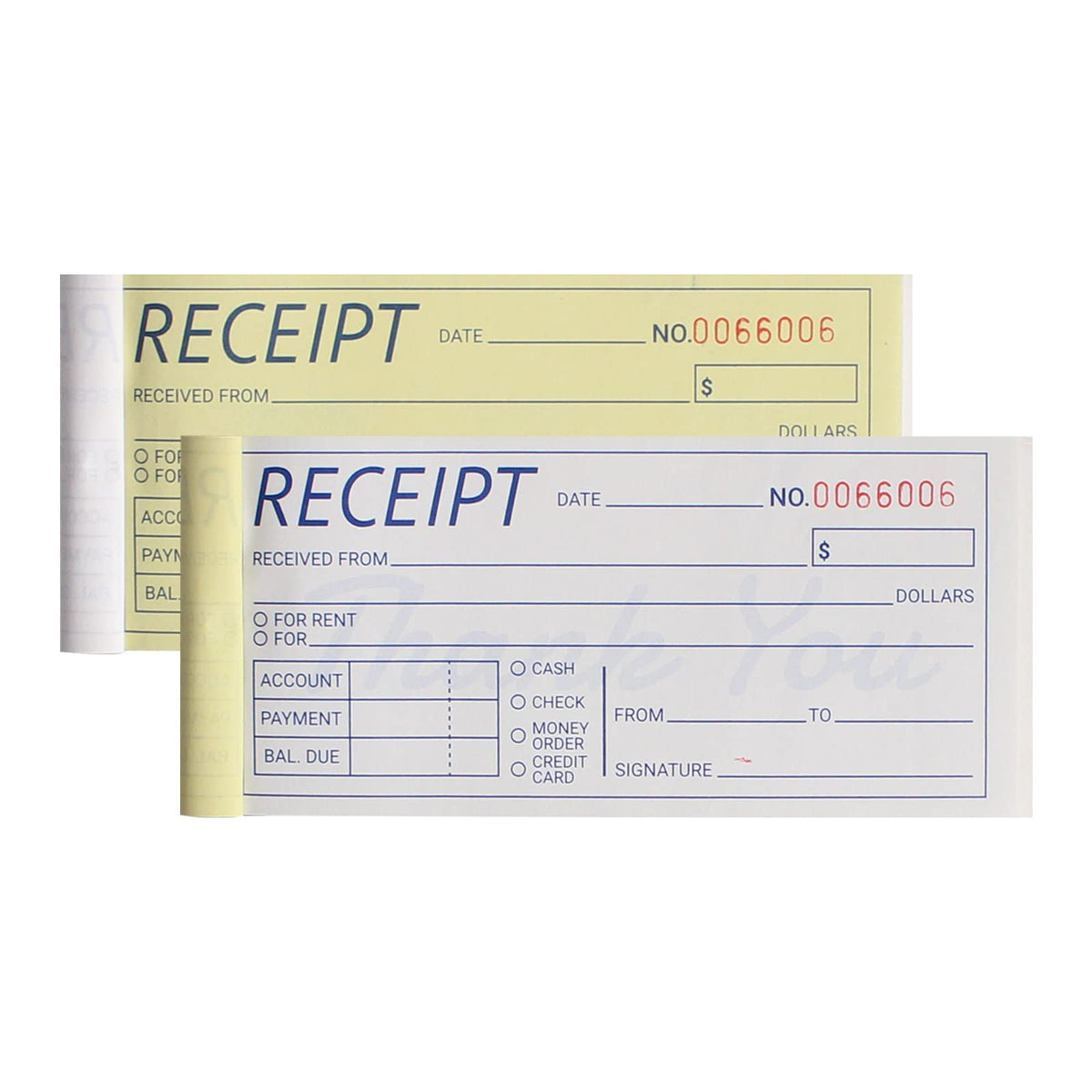 Suituts [12 Books] Money And Rent Receipt Books, Pocket Size 2.75X6 In ...