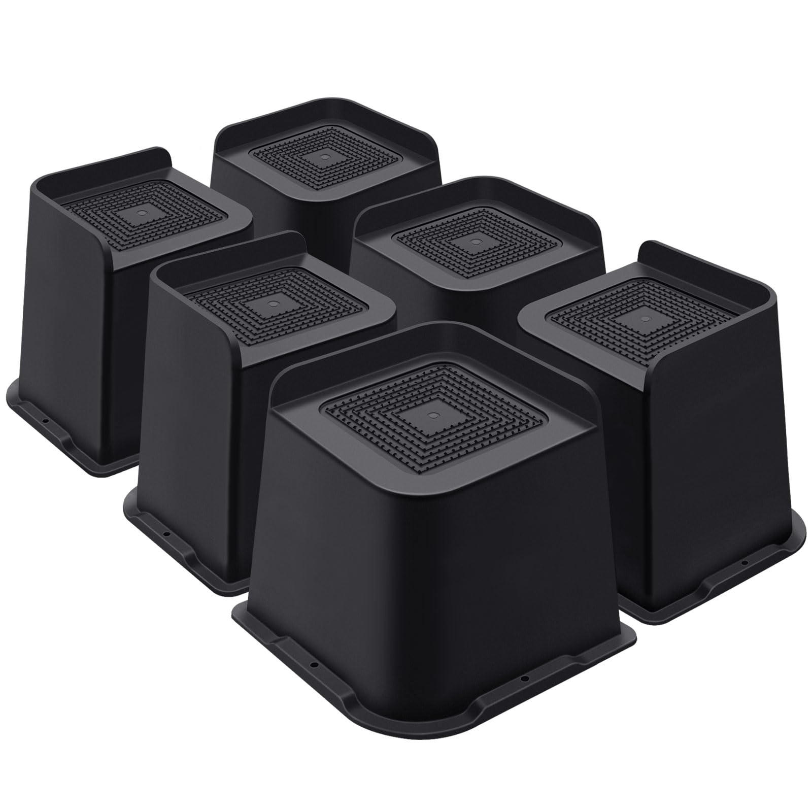 Annkut Bed Risers 5 Inch Heavy Duty, Furniture Risers For Bed Desk Tab ...