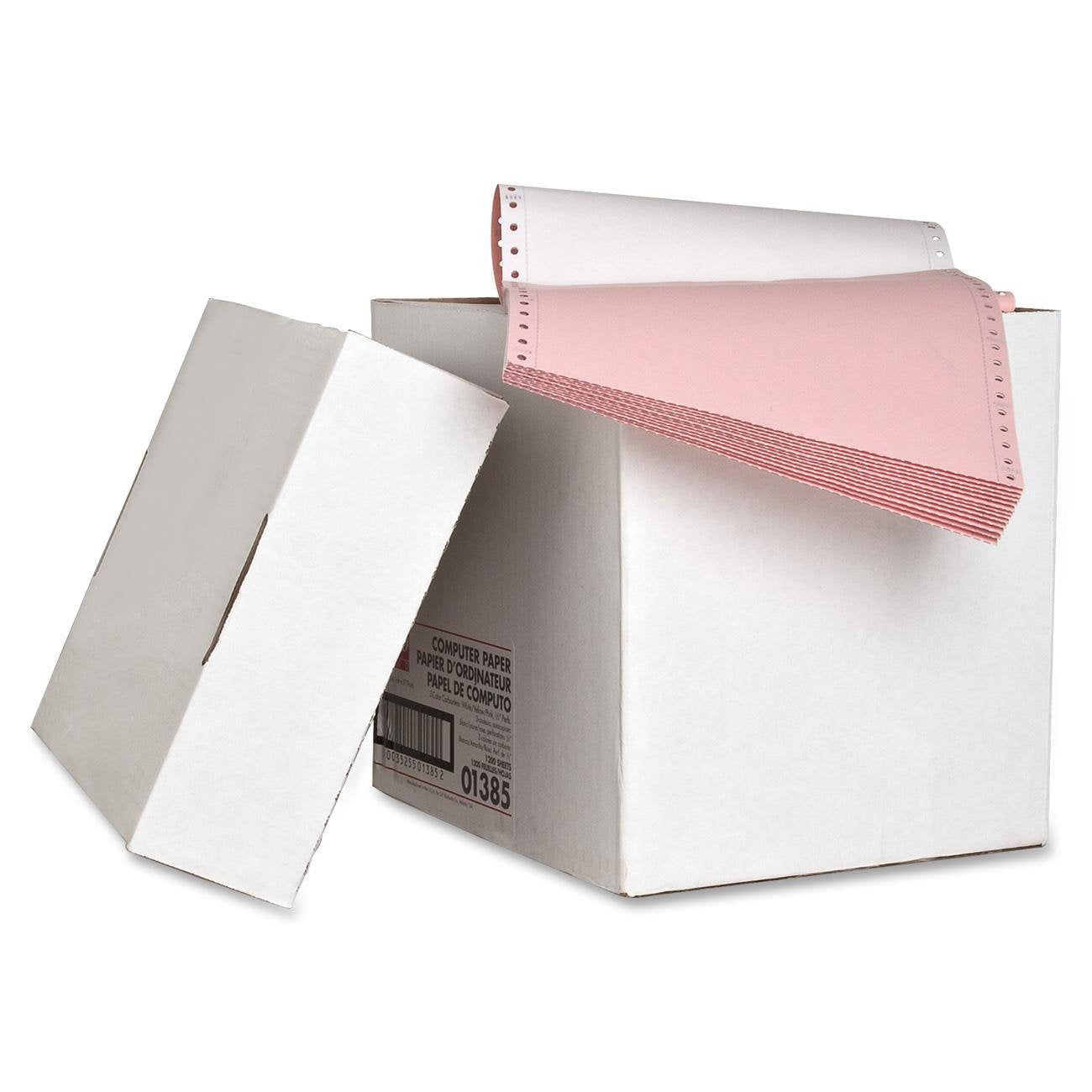 Sparco Products 3-Part Continuous-Form Carbonless Printer Paper, 9-1/2 ...
