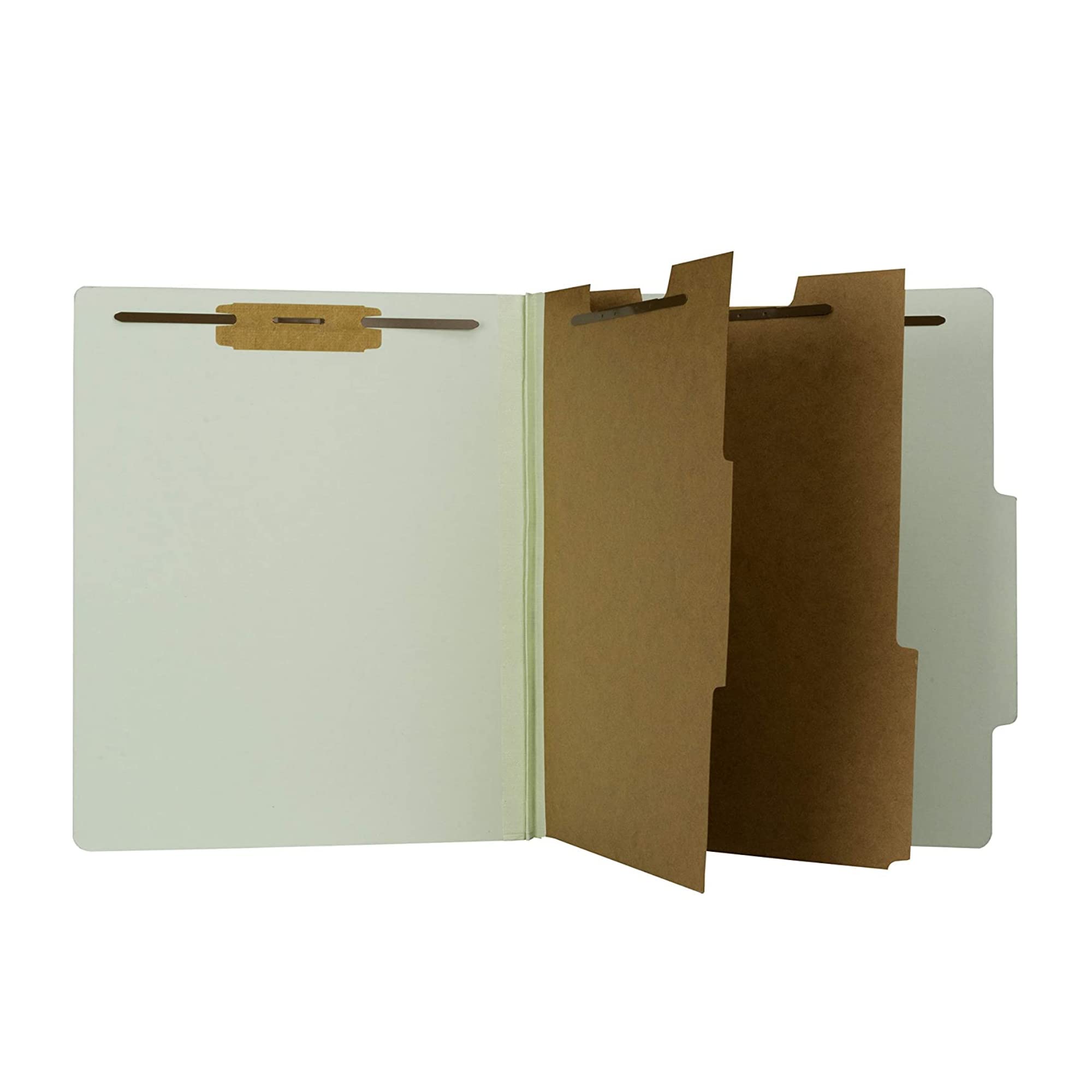 The File King Classification Folders 2 Dividers Letter Size - Light Gr ...