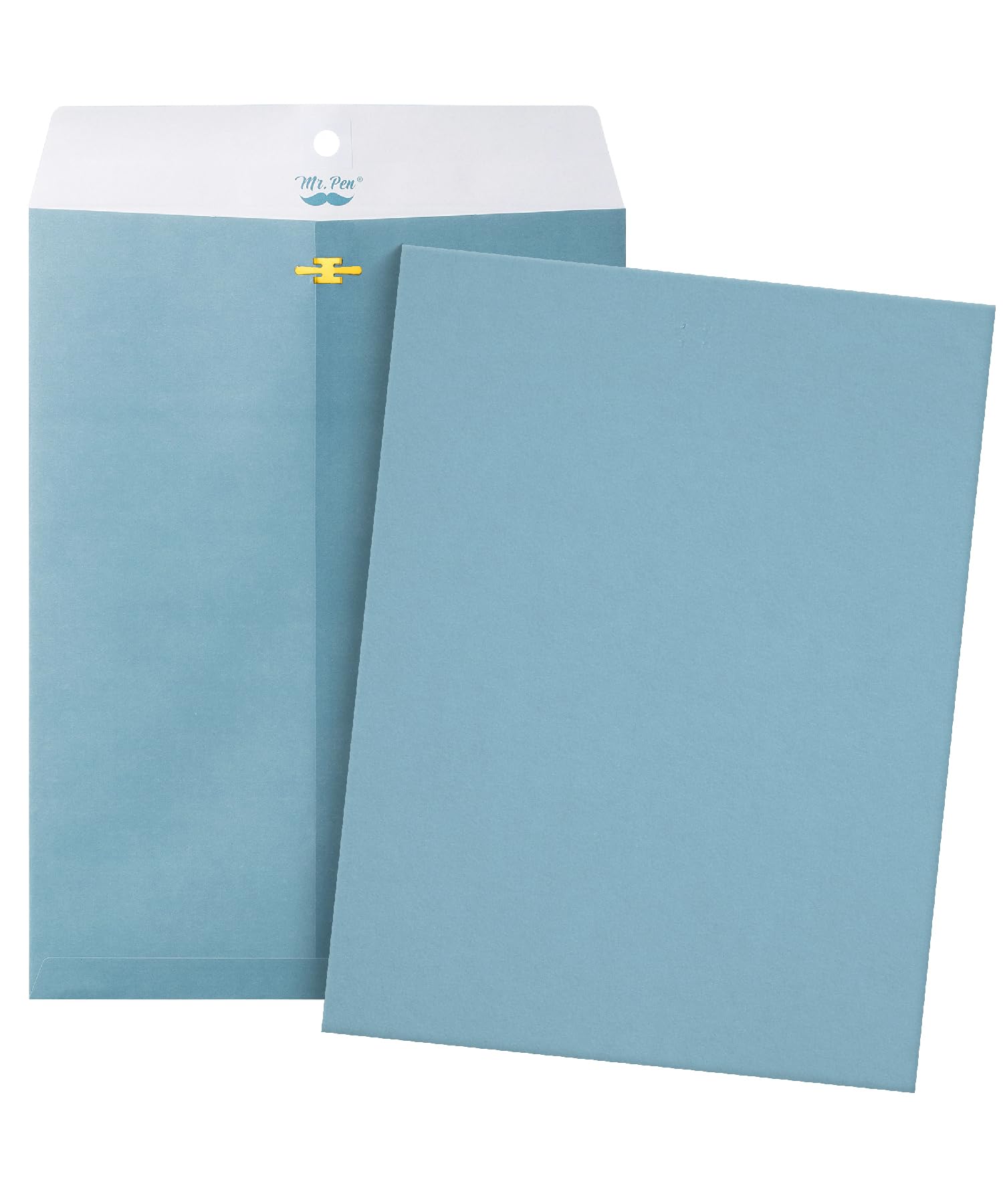 Mr. Pen- Clasp Envelopes, 18 Pack, 9' X 12', Blue, Kraft Letter Size ...