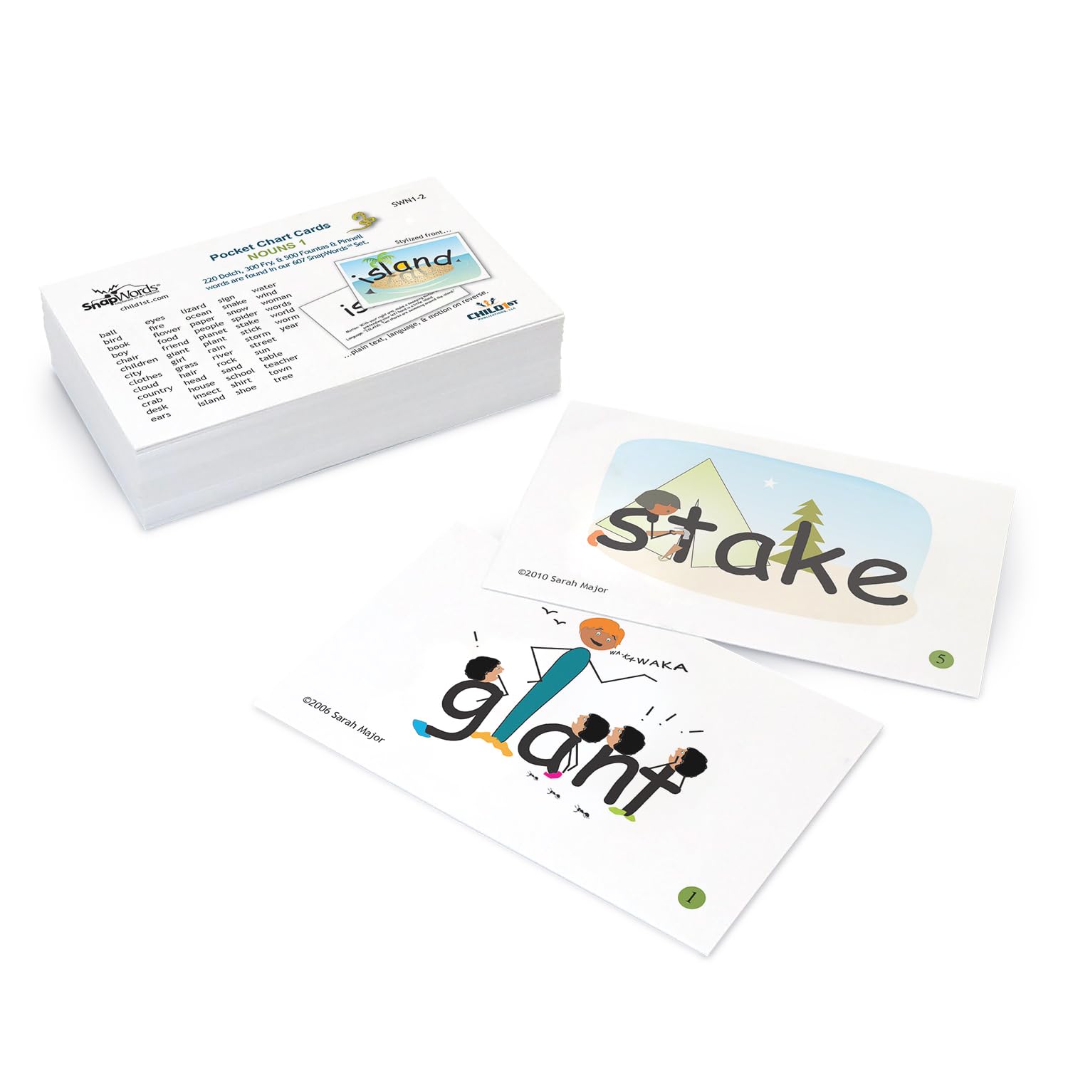 Snapwords Nouns 1 Pocket Chart Cards – Selectfurniture