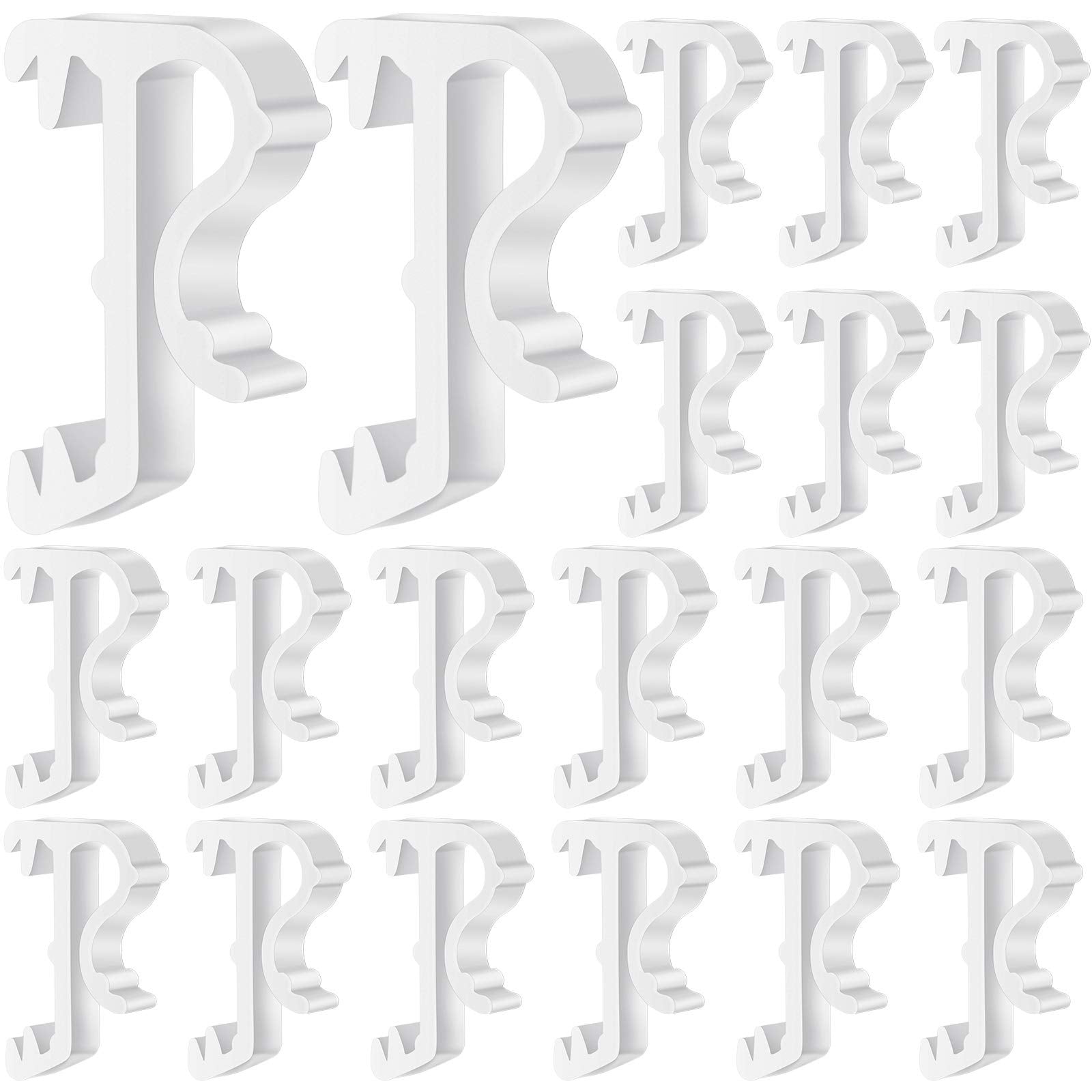 Jetec Blind Valance Clips 1 Inch Window Blind Clips Hidden Valance Cli ...
