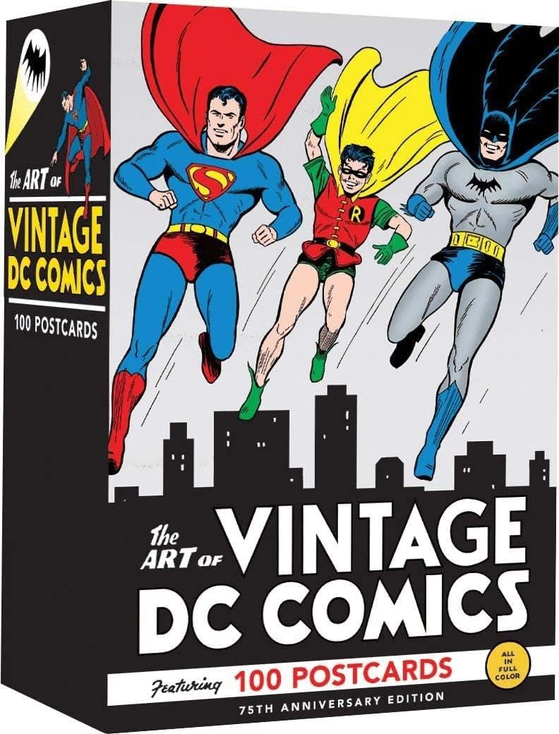 The Art Of Vintage Dc Comics: 100 Postcards (Gift For Vintage Comic ...