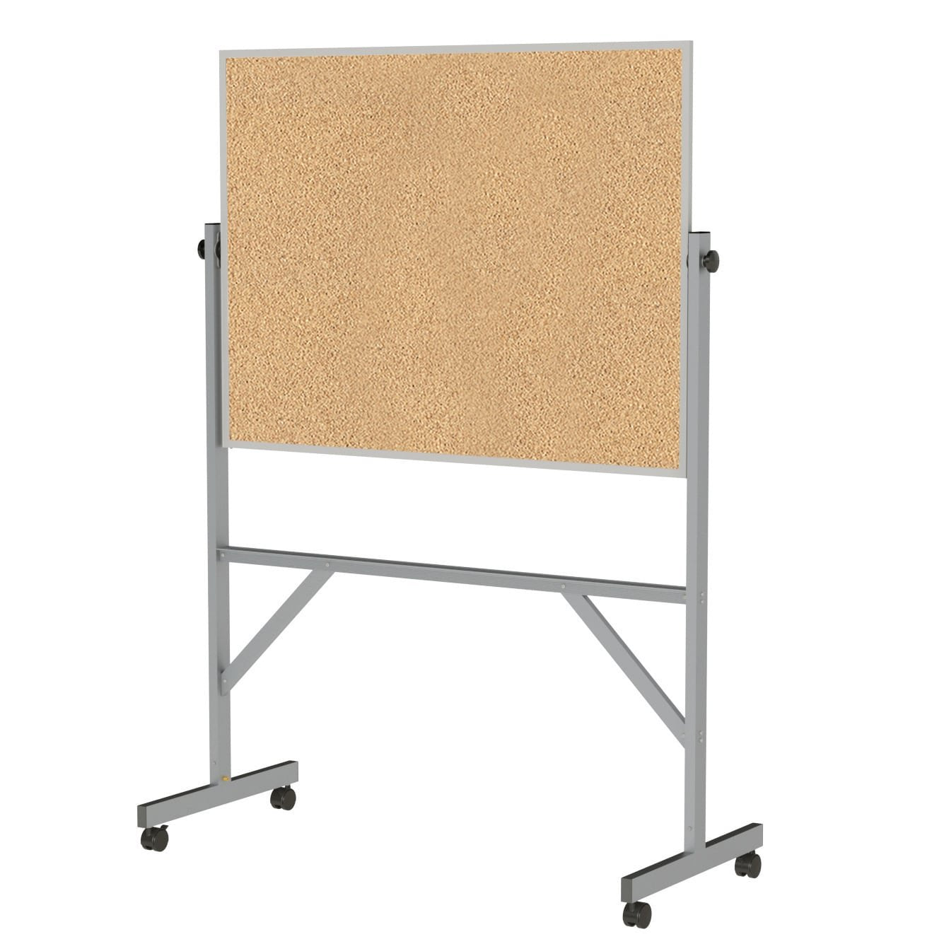 Ghent 3' x 4' Aluminum Frame Mobile Reversible Free Standing Double-Si ...