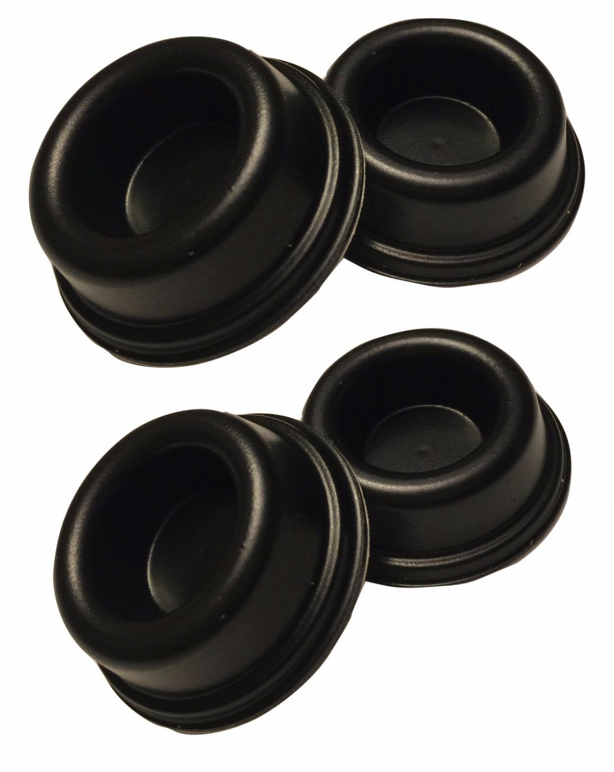 Rubber Door Stopper Bumpers (Pack Of 4) Black - Made In Usa - Self ...