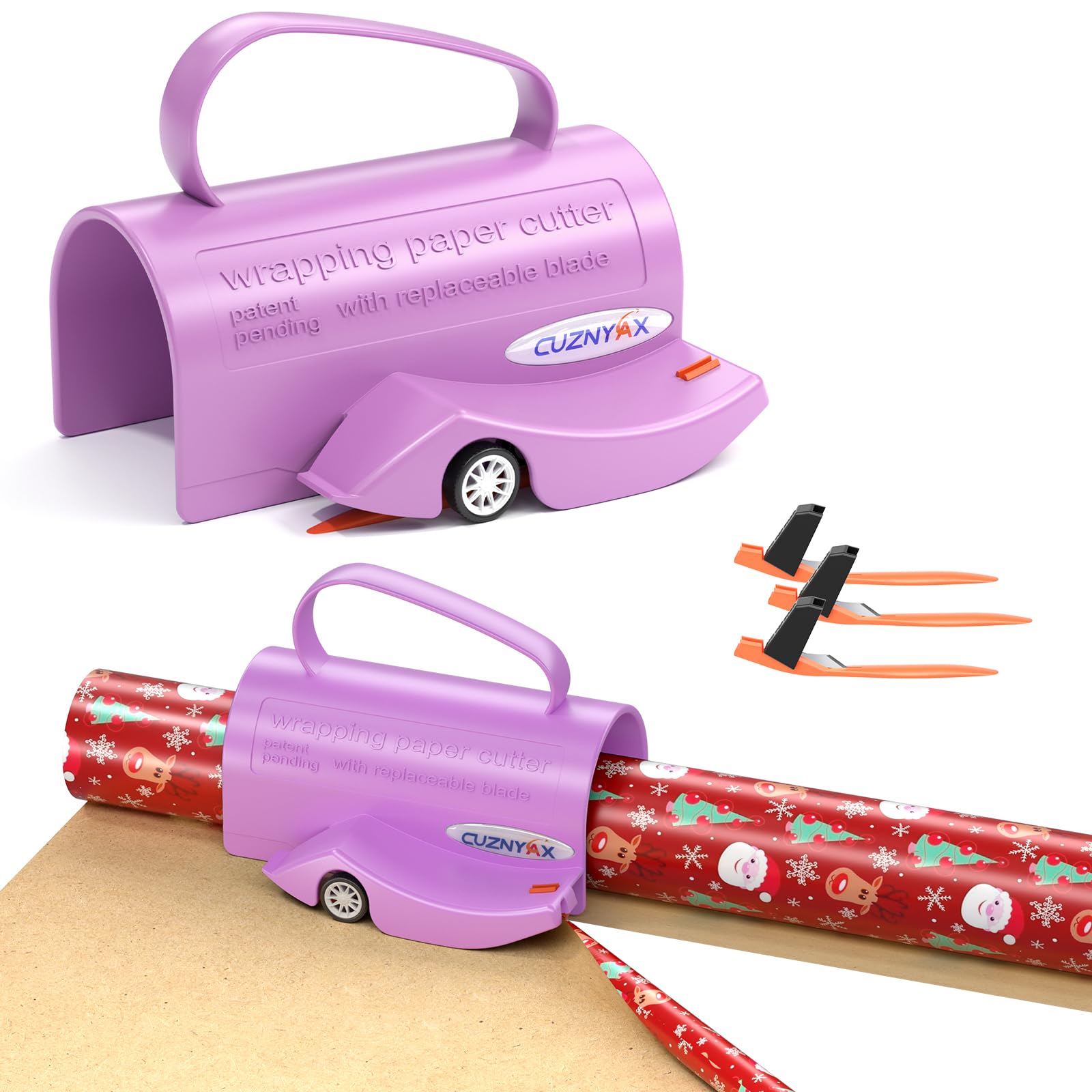 Wrapping Paper Cutter, Upgraded Gift Wrap Cutter Tool, Christmas & Bir ...