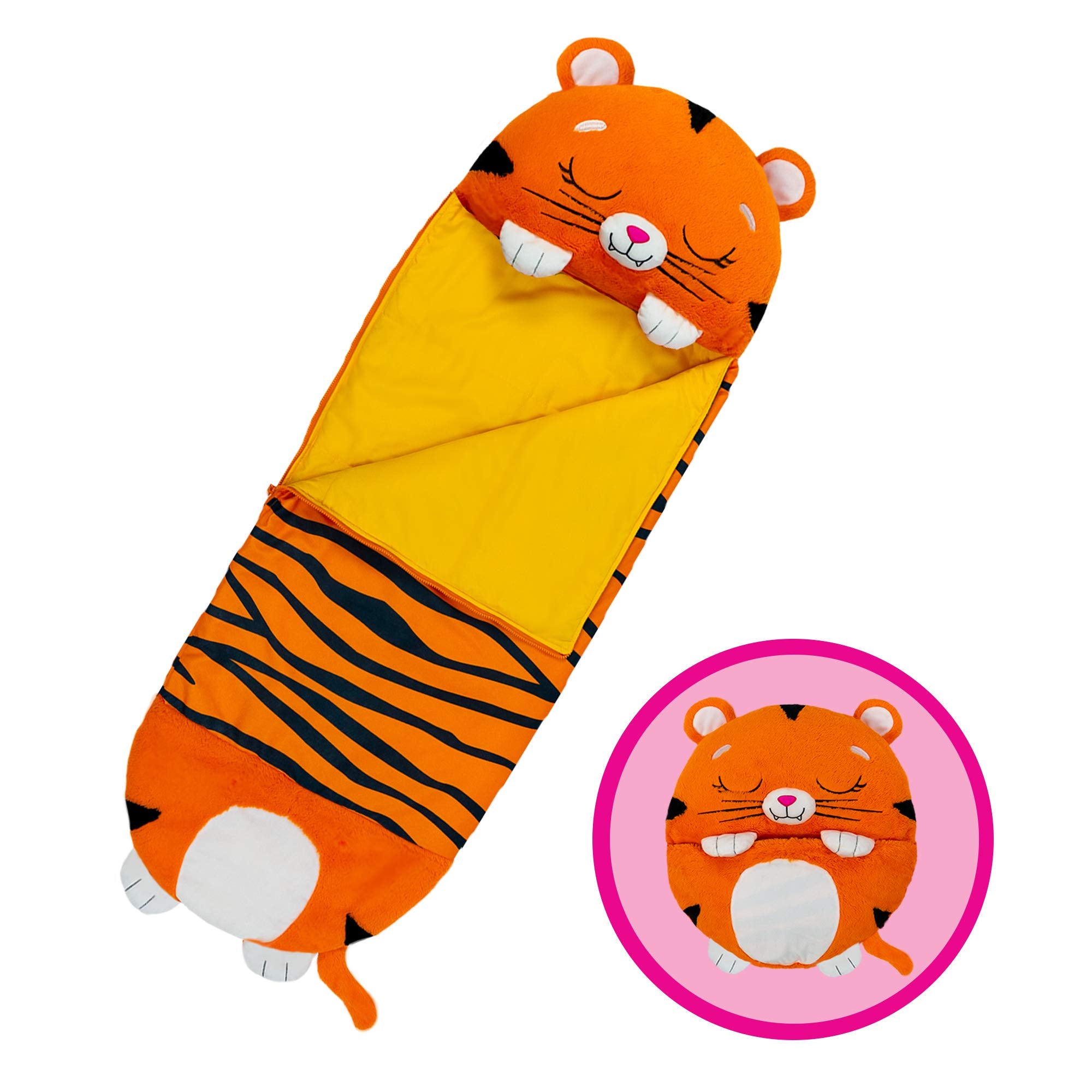 Happy Nappers: Pillow & Sleepy Sack: Large - Tiger Tobi - 66 x 30, 2-i ...