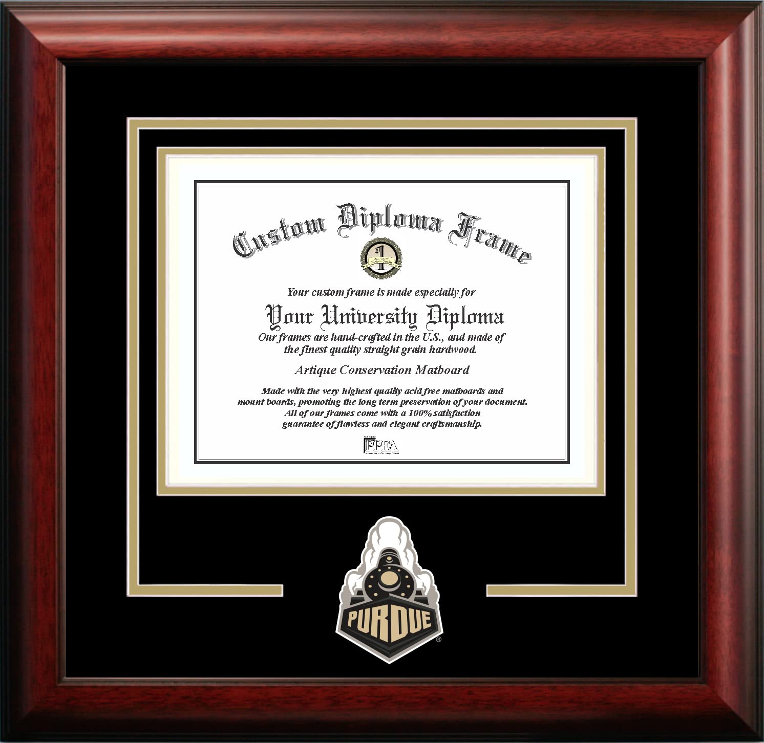 Campus Images Purdue University Spirit Diploma Frame – Selectfurniture
