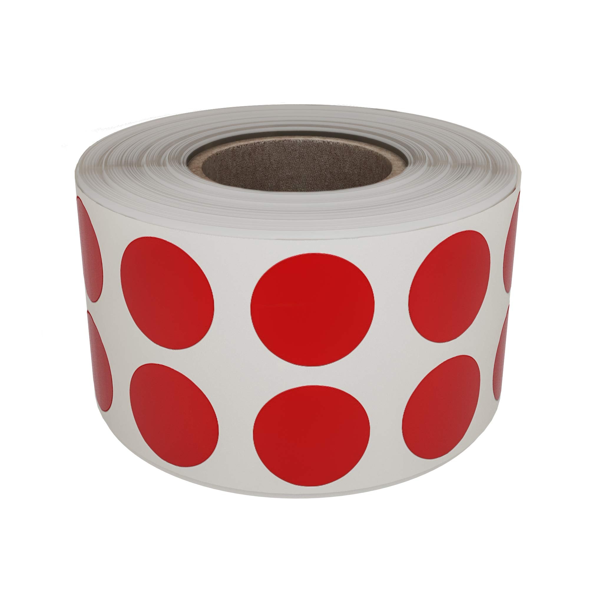 Royal Green Red Dot Stickers For Color Coding On A 1' Core Roll 1080 P ...