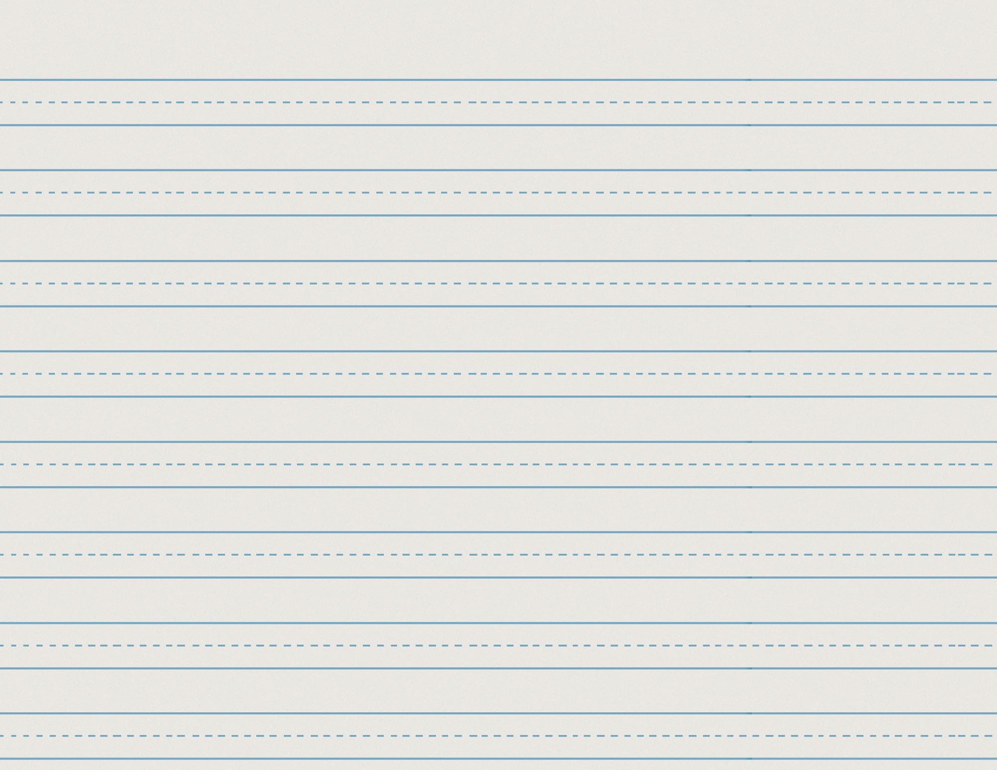 School Smart Skip-A-Line Ruled Writing Paper, 1/2 Inch Ruled Long Way ...