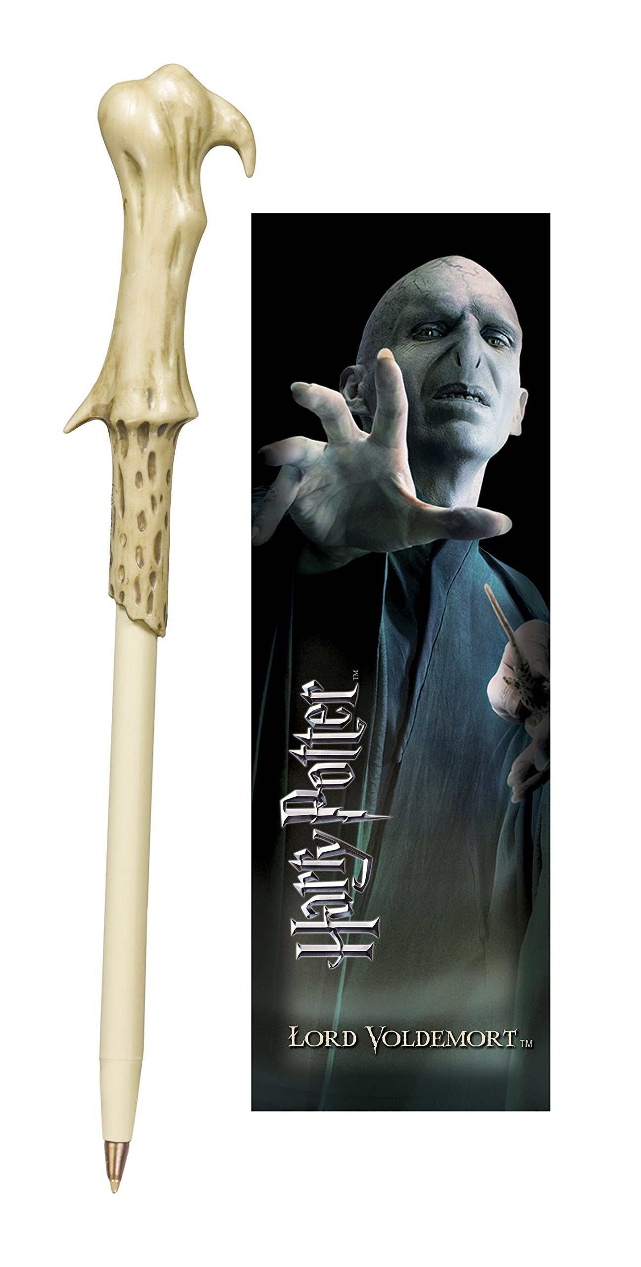 The Noble Collection Harry Potter Voldemort Wand Pen And Bookmark ...