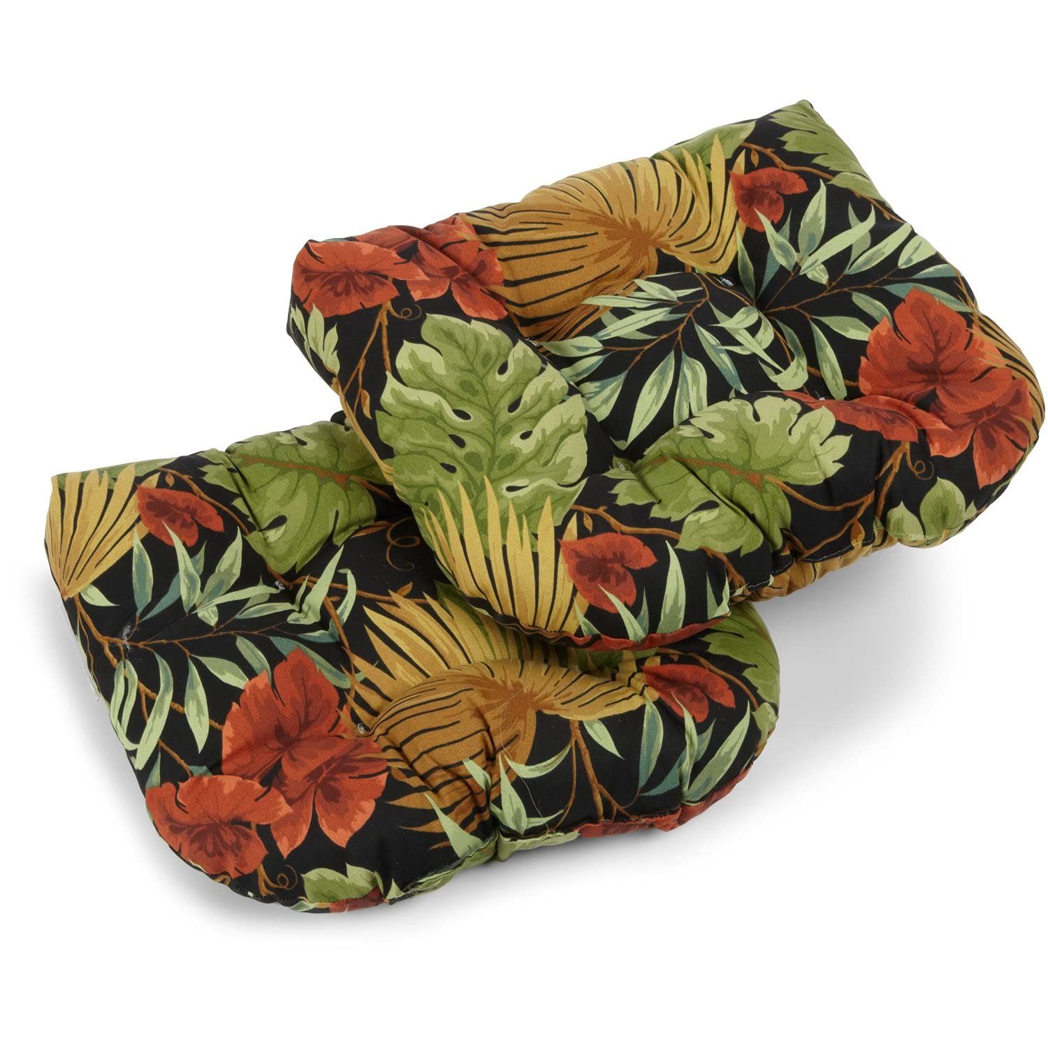 Blazing Needles Outdoor Spun Poly 19-Inch by 19-Inch by 5-Inch All Wea ...