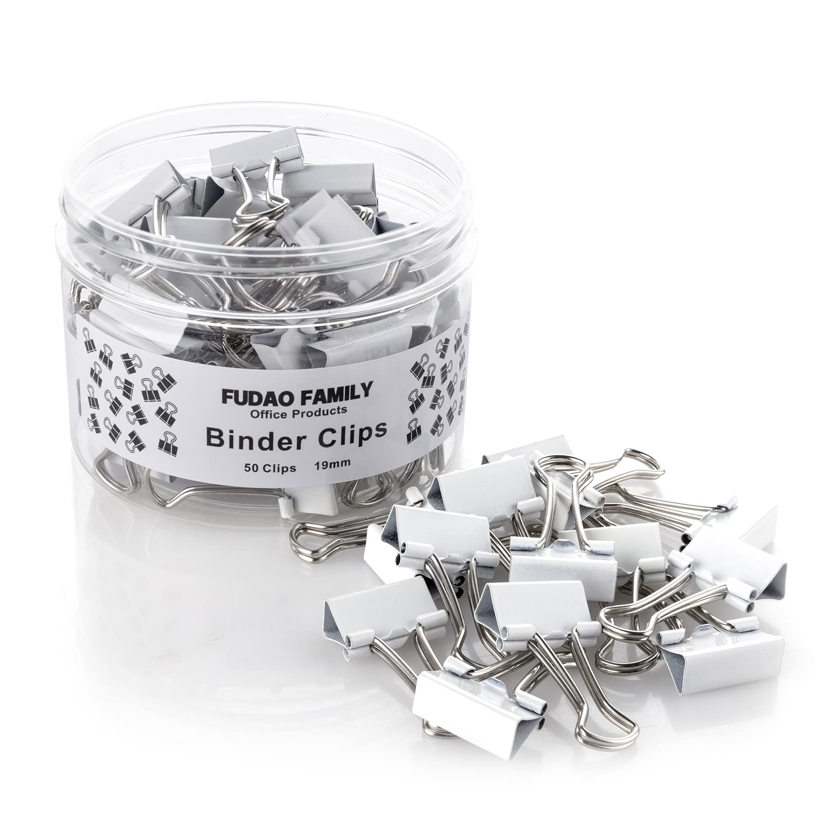 Small Binder Clips, 3/4 Inch (19Mm) Binder Clips, 50 Pack Mini Binder ...