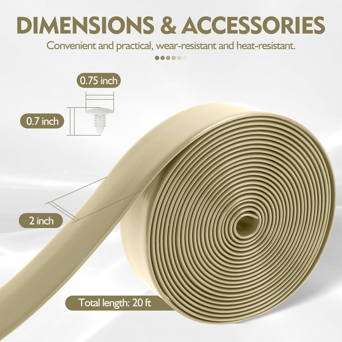 Lukloy 2' Wide Vinyl Straps For Patio Chairs Repair 20Ft Long Patio Ga ...