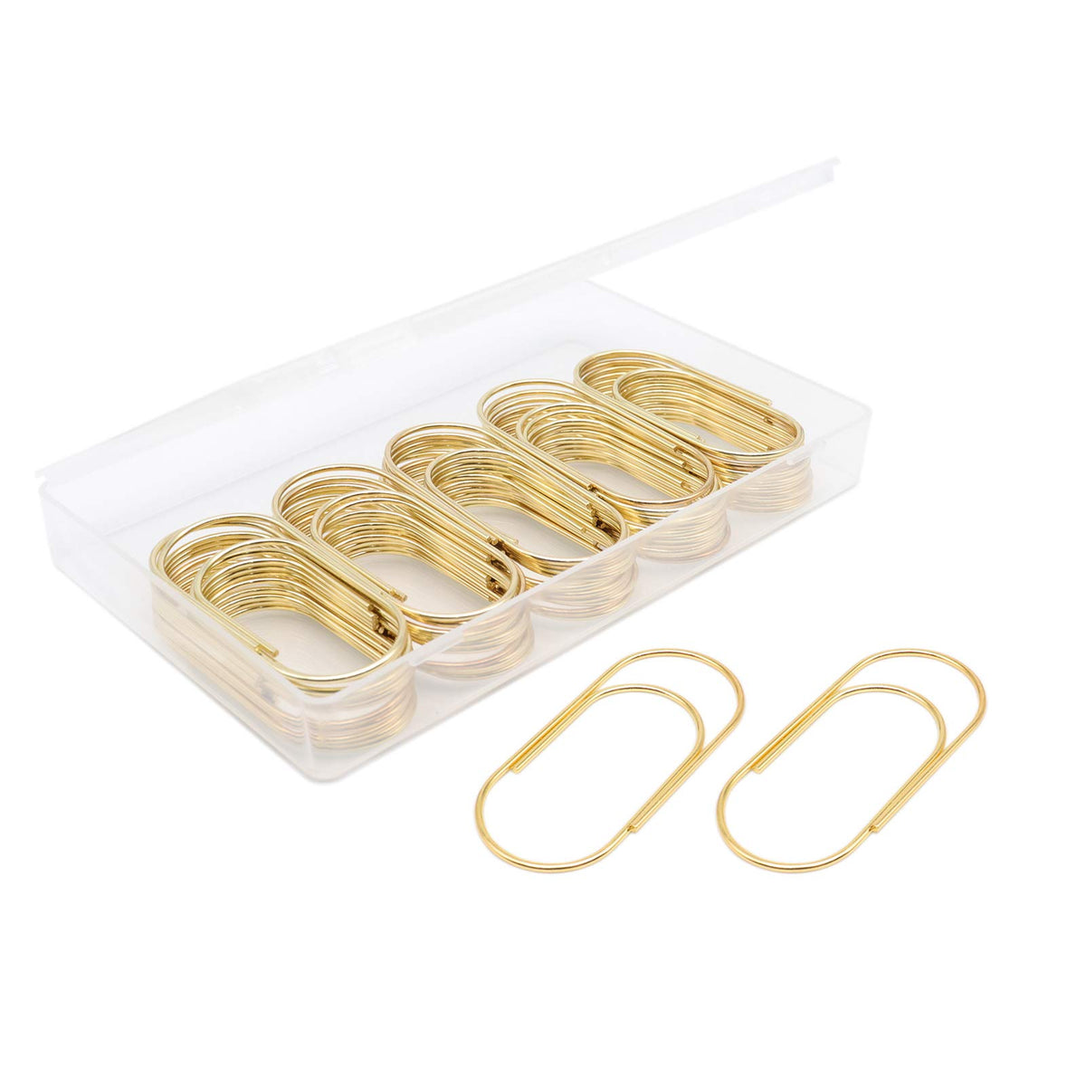 Yopink Gold Paper Clips, Jumbo/Large, Non-Skid And Smooth, 50 Clips/Bo ...