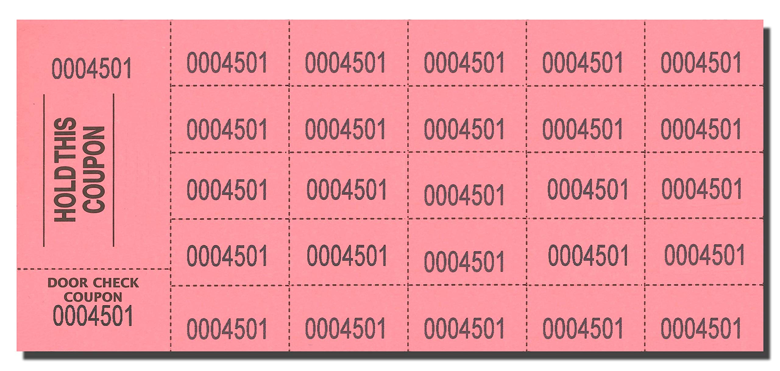 Tricky Tray Auction Tickets - 500 Sheets - Red (National Bingo ...