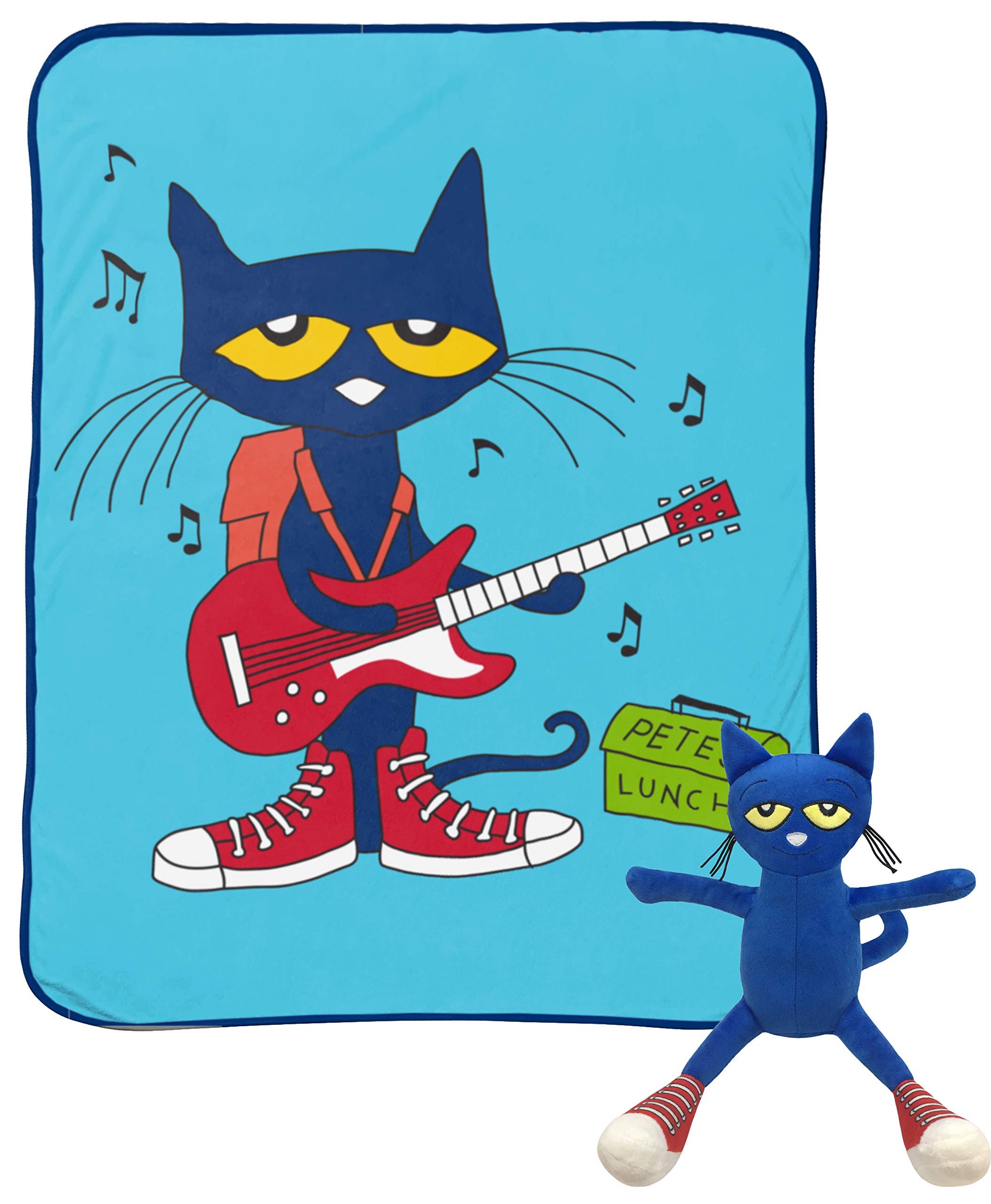 Jay Franco Bluey Plush Mini Pillow Buddy & 40 X 50 Inch Travel Throw ...