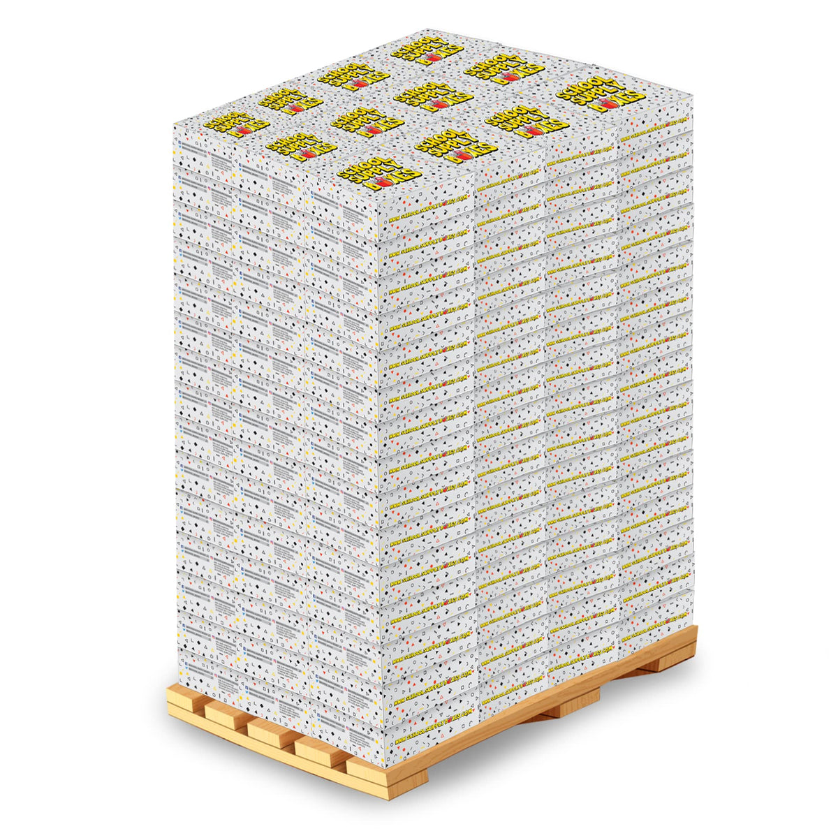 School Supply Boxes | Back To School Supply Box Grades K-5 | Pallet (1 ...
