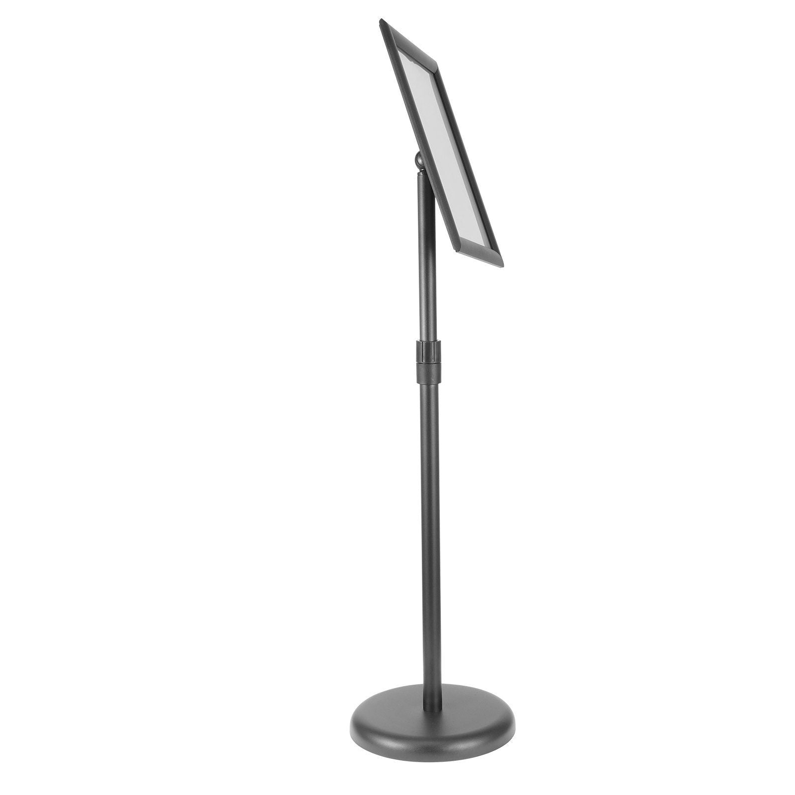 VEVOR 8.5 x 11 Inch Adjustable Sign Holder, Heavy-Duty Black Aluminum ...